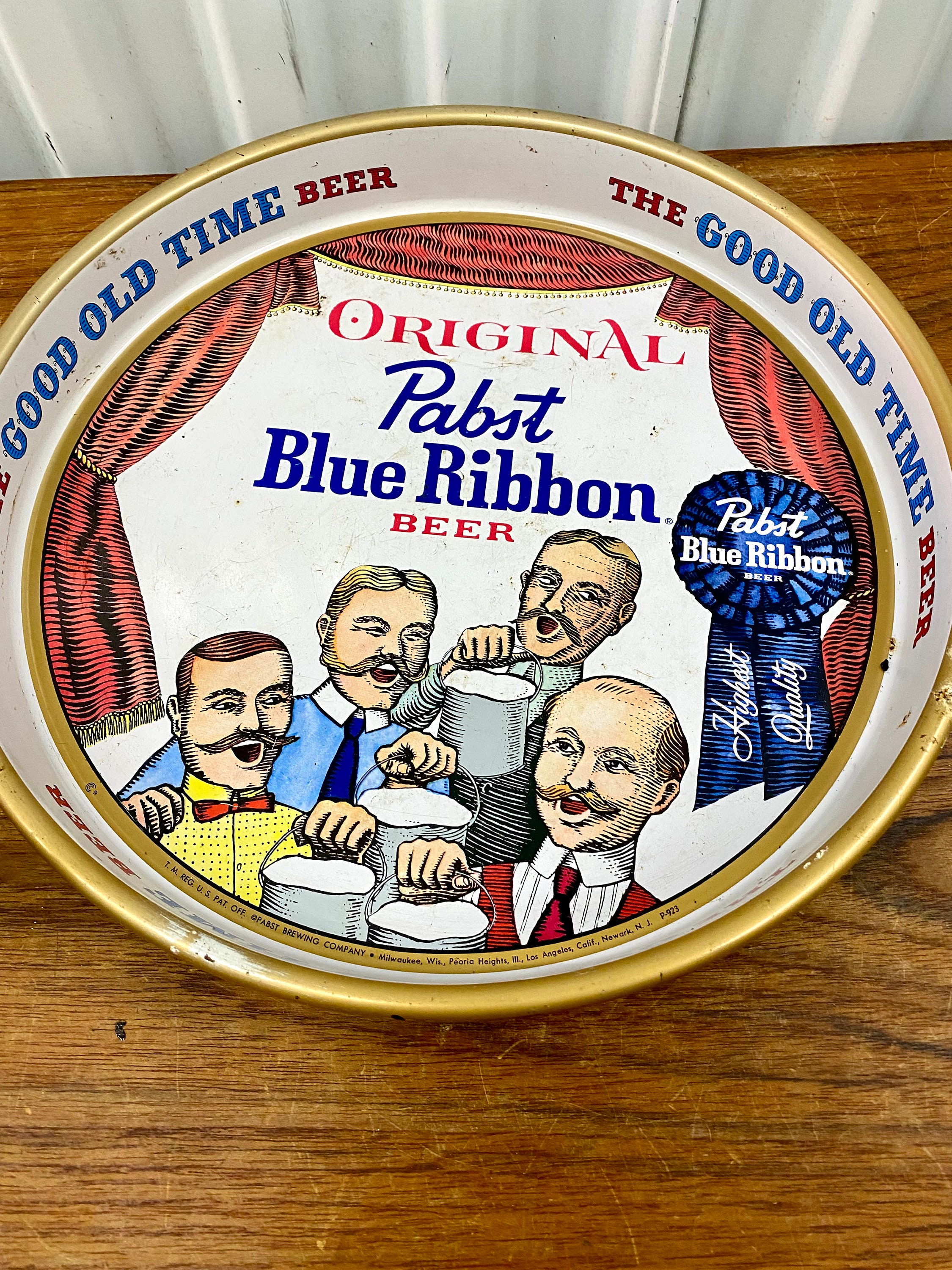 Original Pabst Blue Ribbon Logo