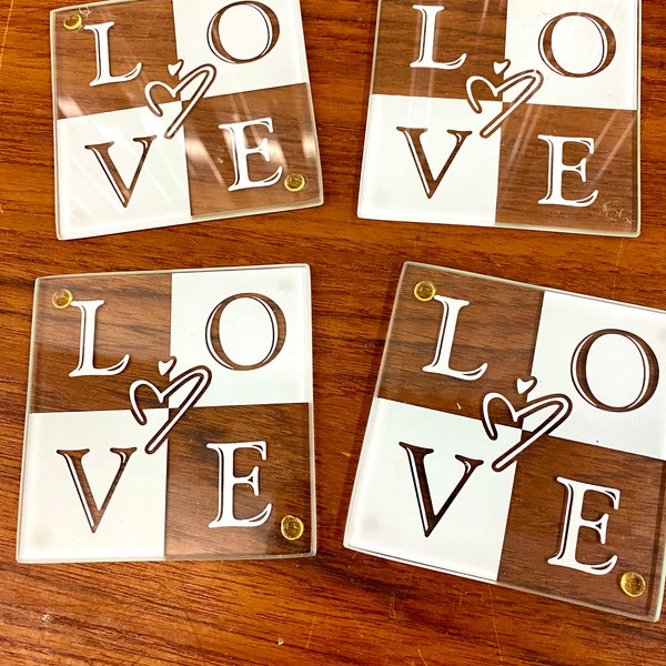 Love Coasters - Etsy