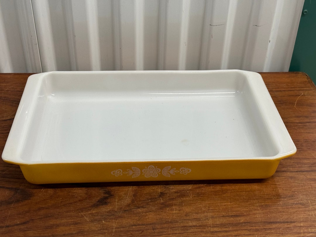Vintage Pyrex 933 Butterfly Gold Lasagna Pan Baking Dish 13 X 9 - Etsy