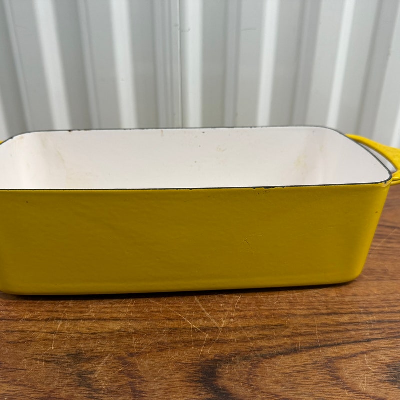Yellow Enamel Pan - Etsy