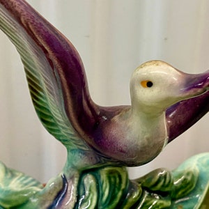 Vintage Mid Century Hull Art Pottery Mallard Duck Planter #104 - Etsy