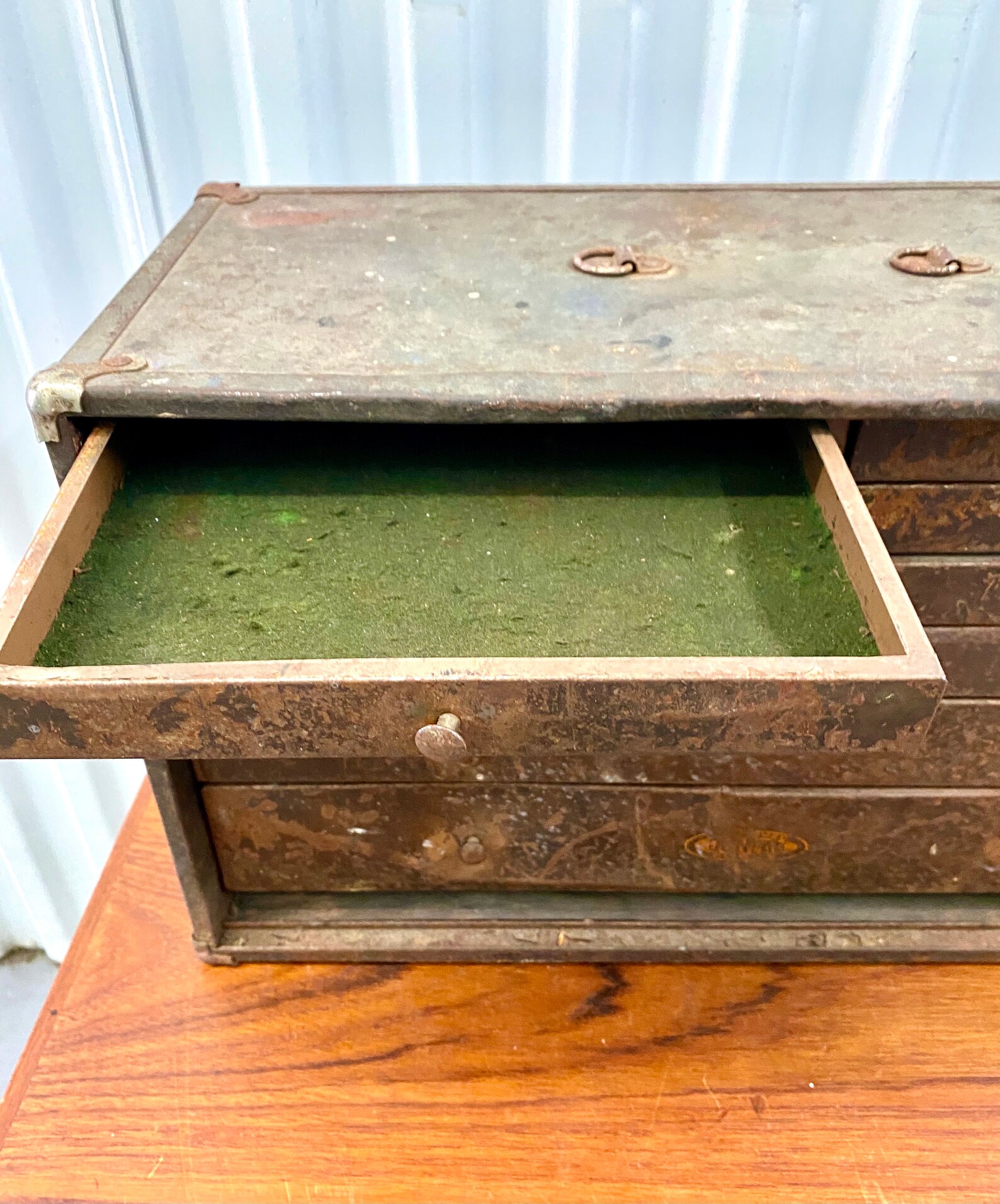 Antique Vintage Dunlap Machinist Tool Box circa 1930' | Etsy