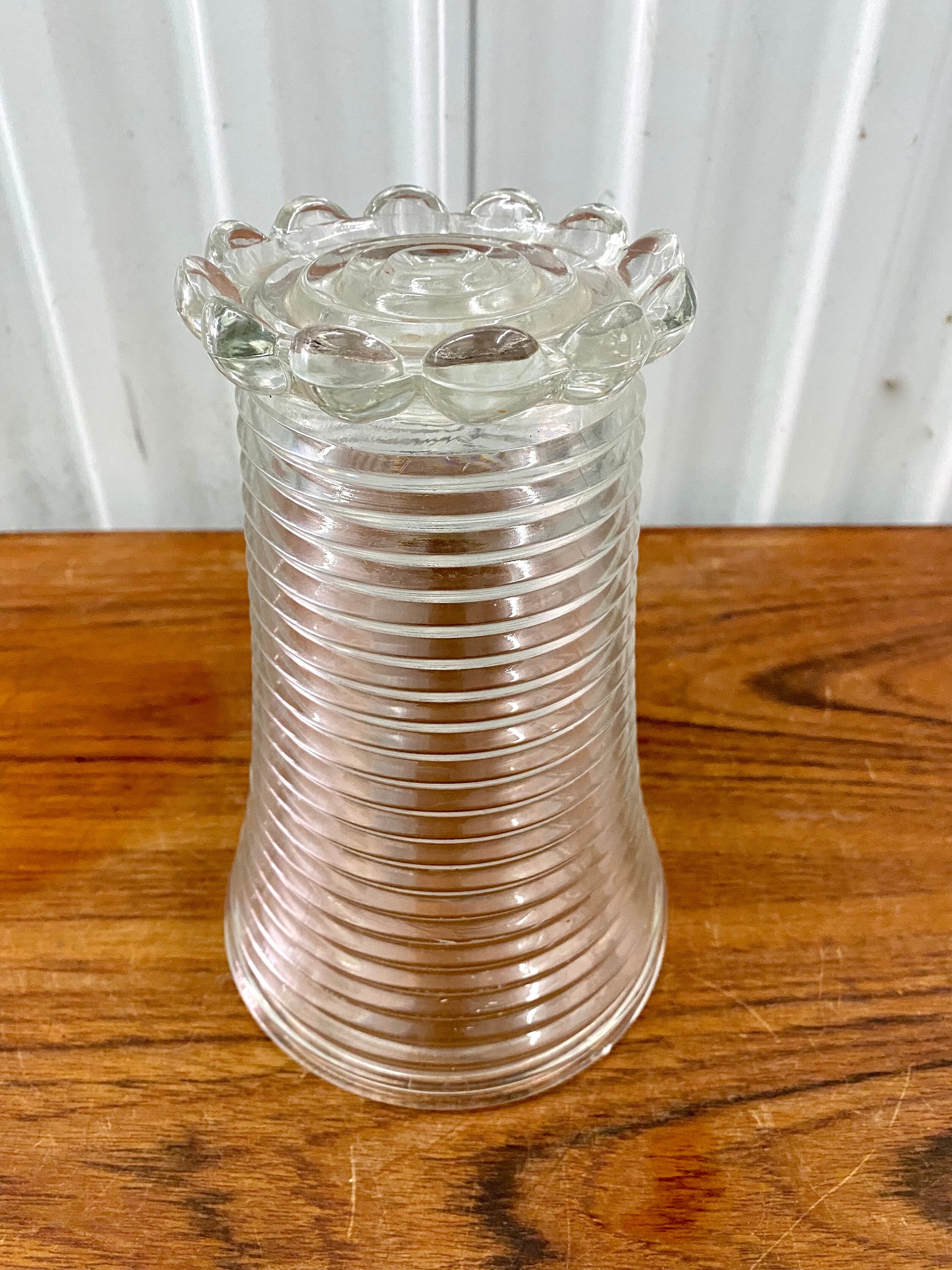 Vintage Anchor Hocking Manhattan Pattern 8 Inch Footed Glass - Etsy