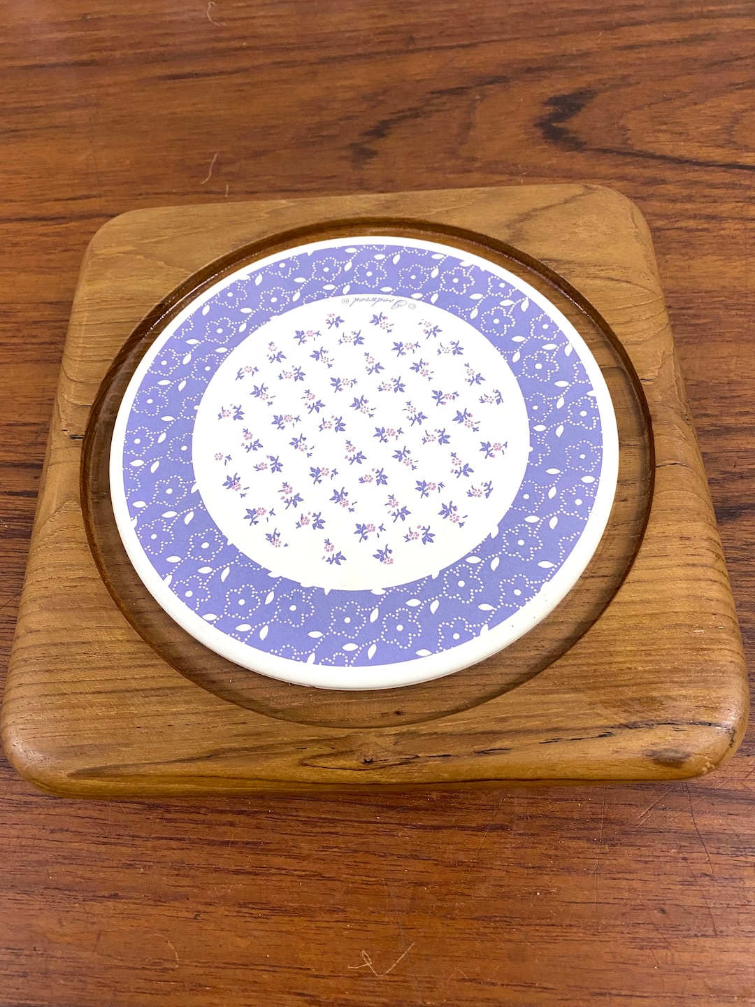 Vintage Mid Century Goodwood Teak Ceramic Tile Cheese Board - Etsy