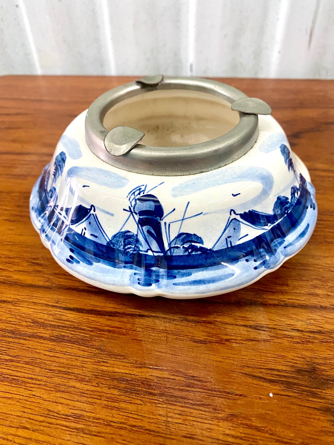 Vintage Blue White Delft Ashtray Made in Holland - Etsy