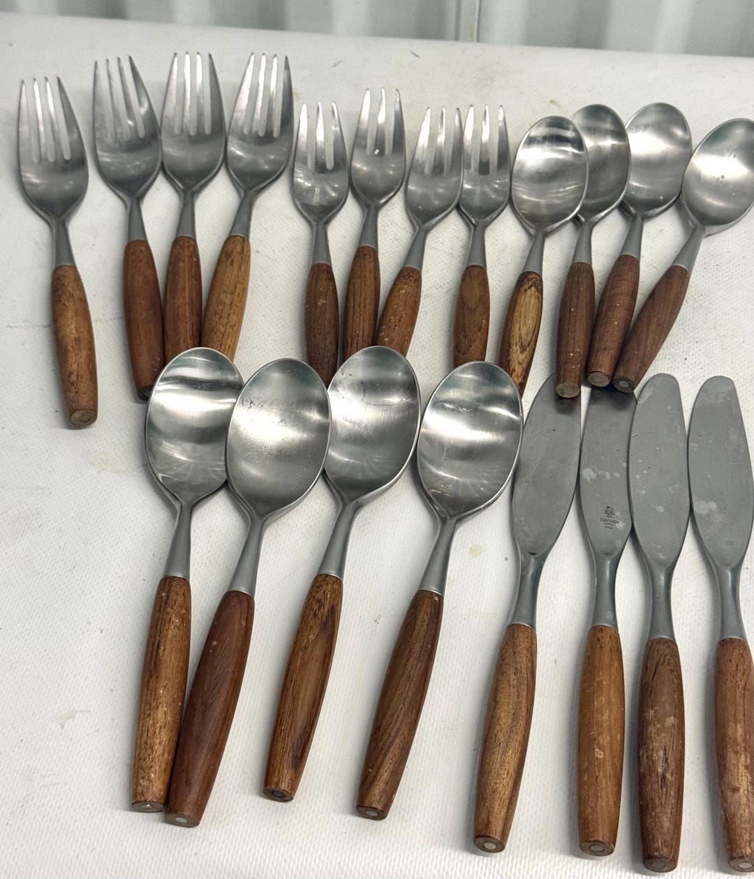 Set of Dansk Fjord Flatware 4 Settings Knives Forks Spoons Total 20 ...