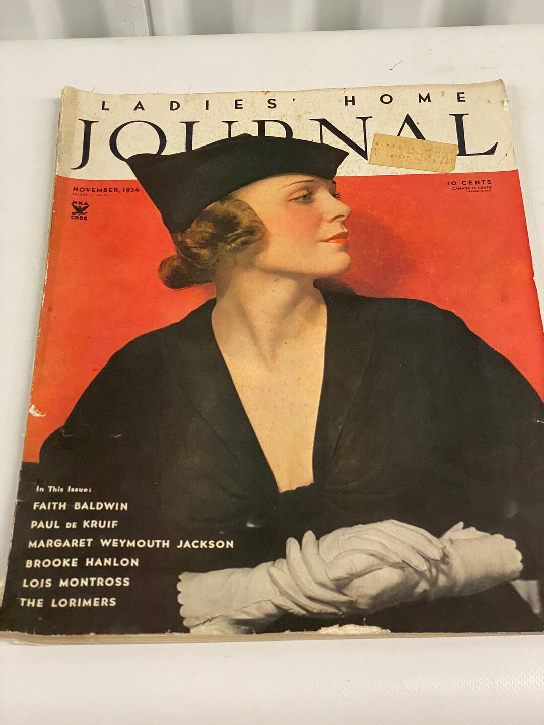 Vintage November 1934 Ladies Home Journal Magazine - Etsy