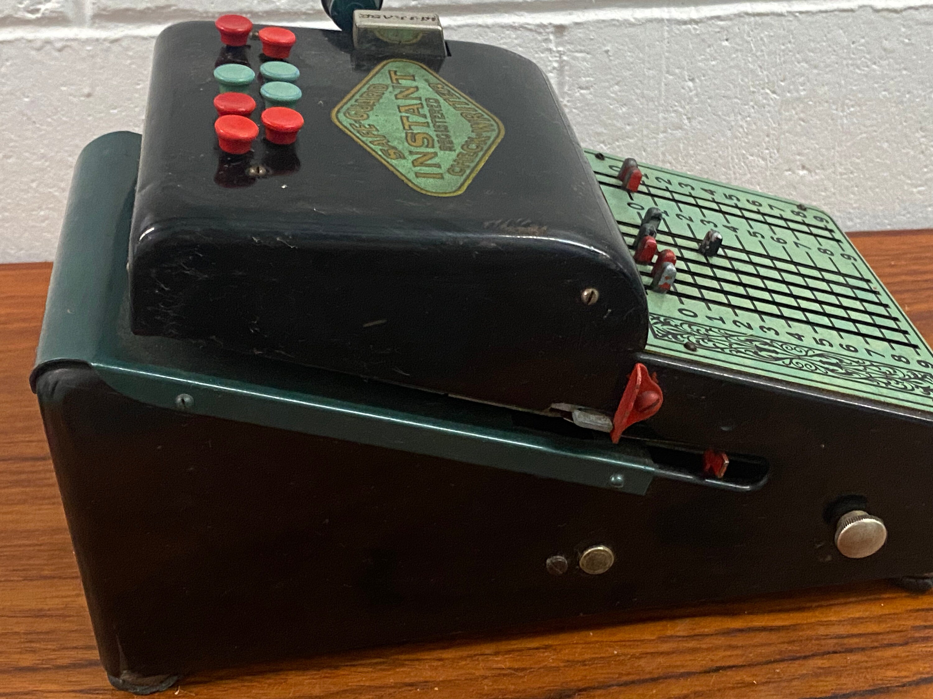 Rare Antique/vintage Safe-guard Check Writer Model B215 Banking Office ...