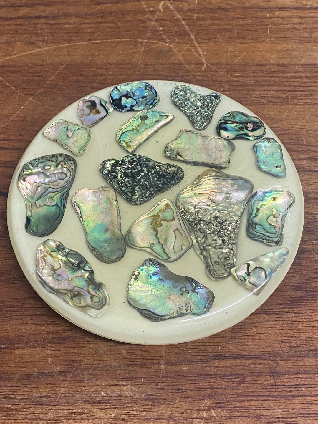 Mid Century Vintage Wondermold Abalone Shell Trivet - Etsy