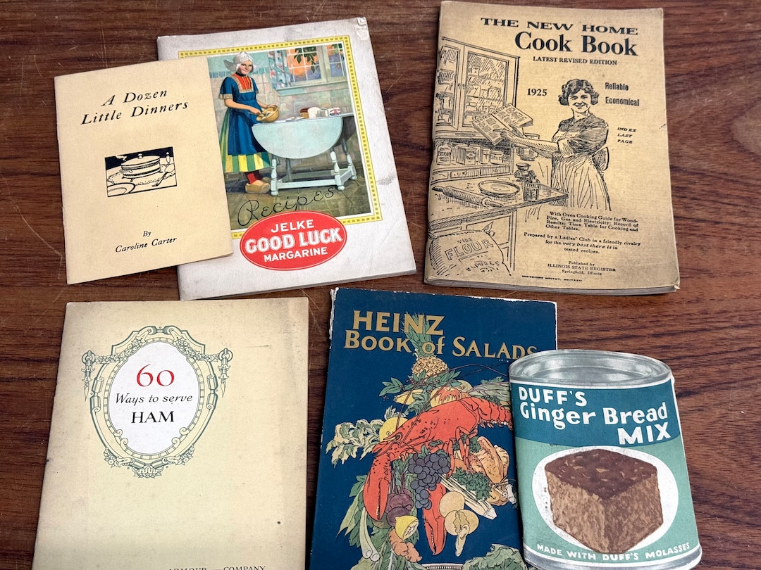Collection of 1920s Antique Cooking Booklets - Etsy