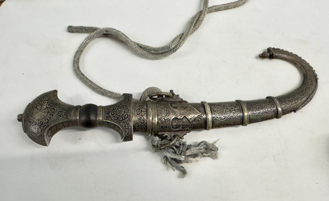 Vintage Handmade Morrocan Khanjar Islamic Dagger Jambiya Knife - Etsy