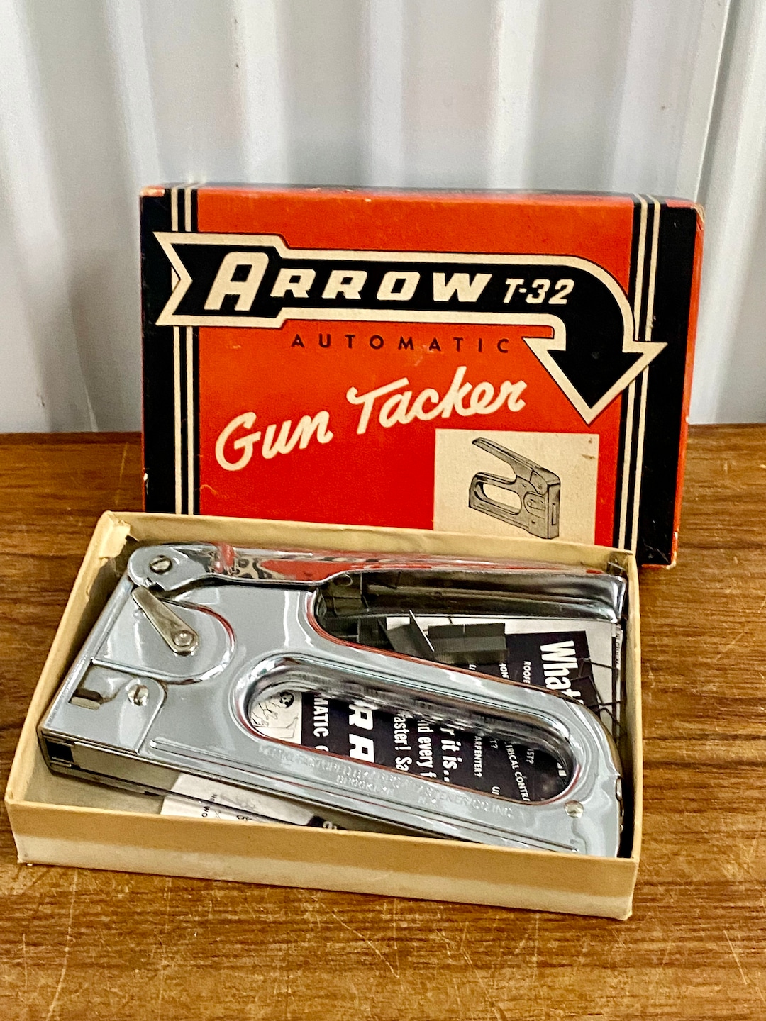 Vintage Arrow Gun Tacker T32 Made in Brooklyn NY - Etsy