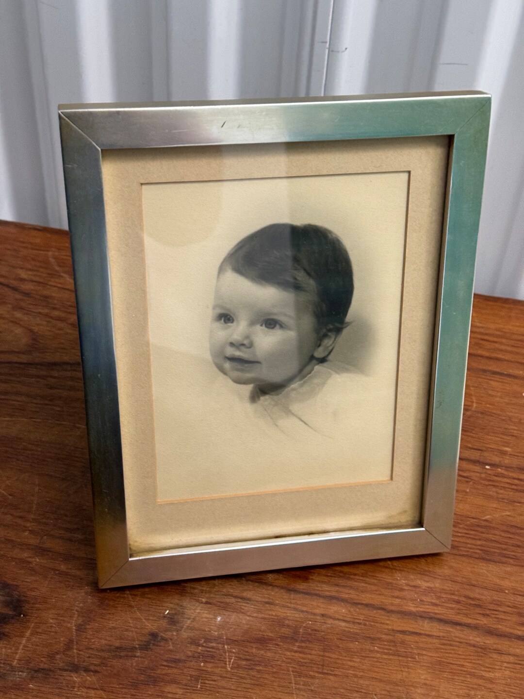 Vintage Silver Metal Small Picture Frame 9.5” X 7.5” - Etsy