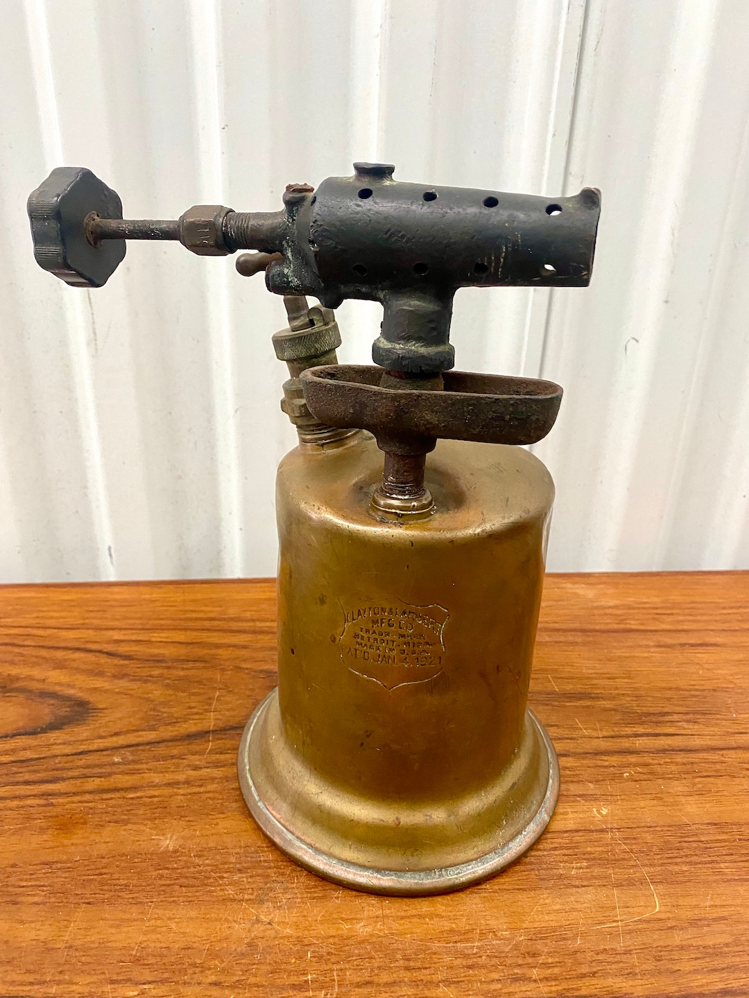 Vintage Clayton and Lambert Co. Gasoline Blowtorch 1920’s Steampunk - Etsy