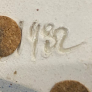 Vintage 1980s Barabra Demery Art Studio Pottery Bowl Folded Rim Signed ...