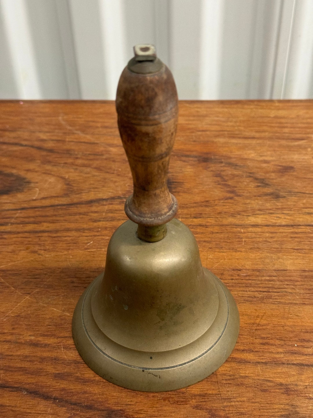 Antique Brass Dinner Bell Schoolhouse - Etsy