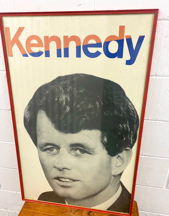 Original 1968 Robert F Kennedy Primary Campaign Poster RFK for - Etsy