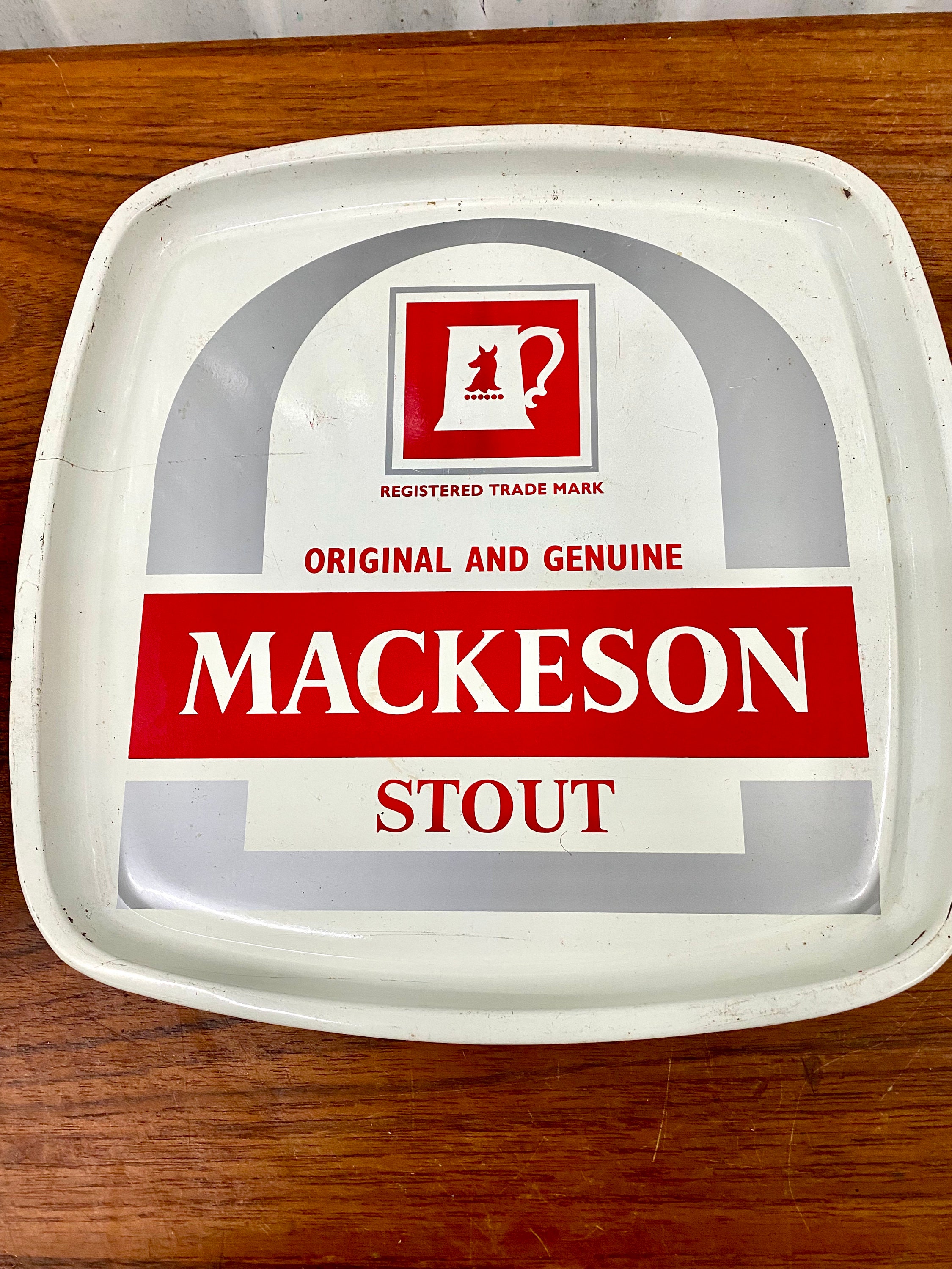 Vintage Mackeson Stout Metal Tray Made in England - Etsy