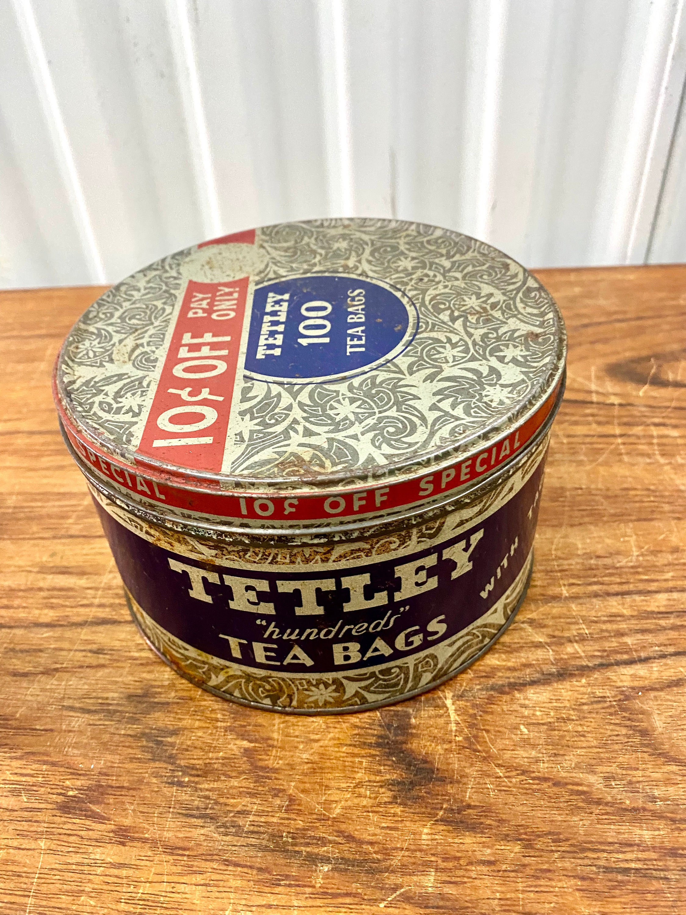 Tetley Tea Tin