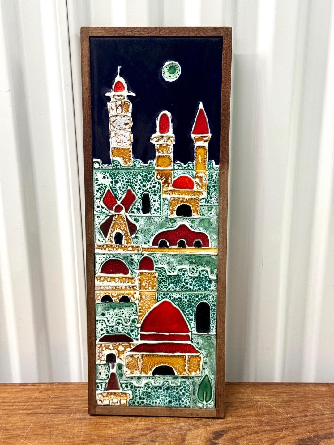 Vintage Dina Original Ein Reb Israeli Made Jerusalem Tile Art - Etsy