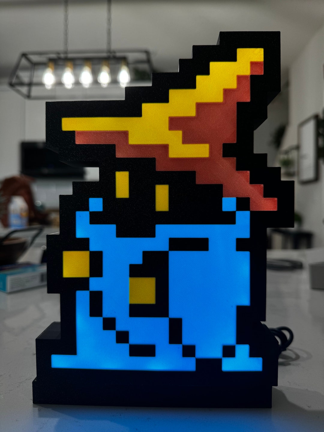 Final Fantasy Black Mage LED Light Box Pixilart - Etsy
