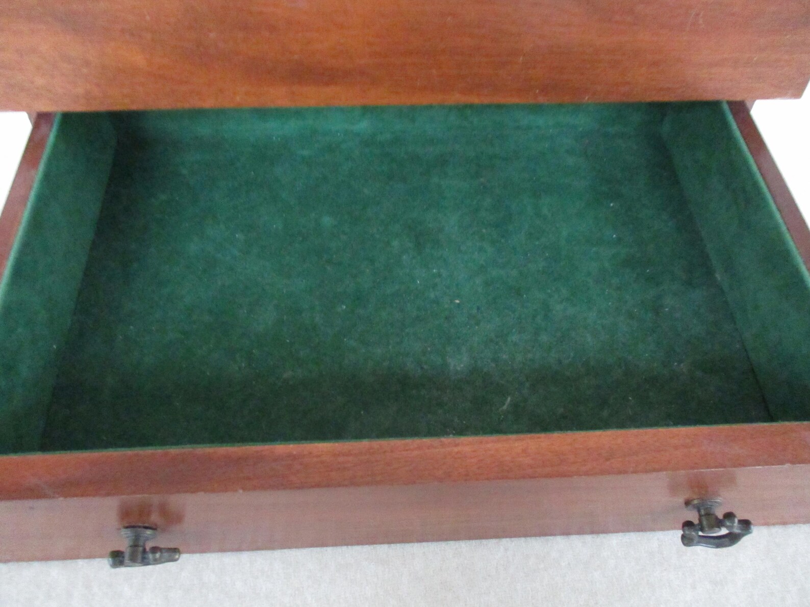 Old Antique Wooden Jewelry Box, With Drawer, Brown Wood - Etsy