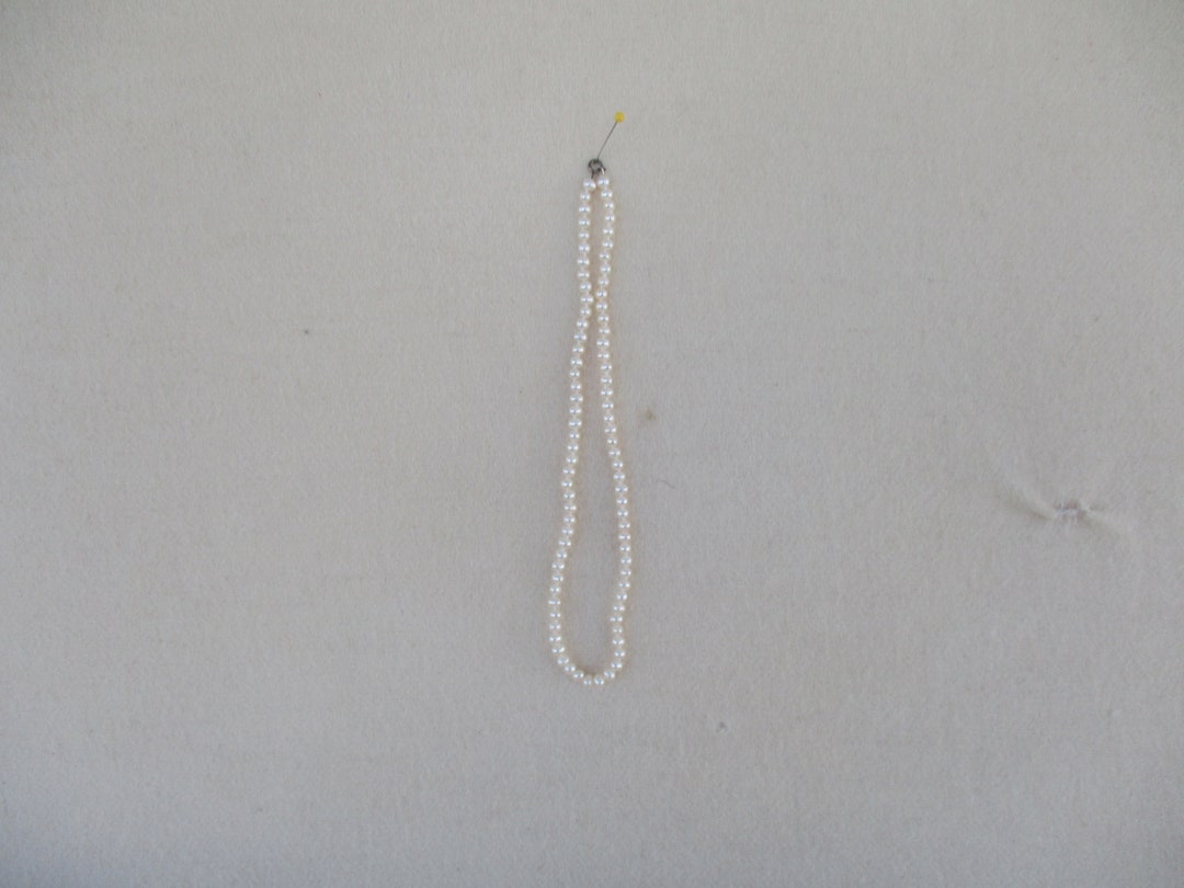 Genuine Pearl Necklace, Sterling Silver Clasp, 18. - Etsy