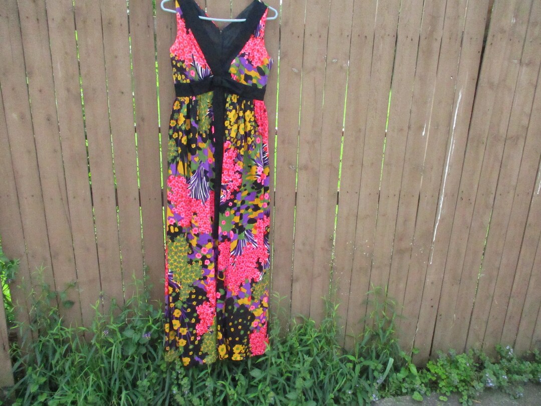 1960's Floral Vintage Dress and Pant Suit - Etsy