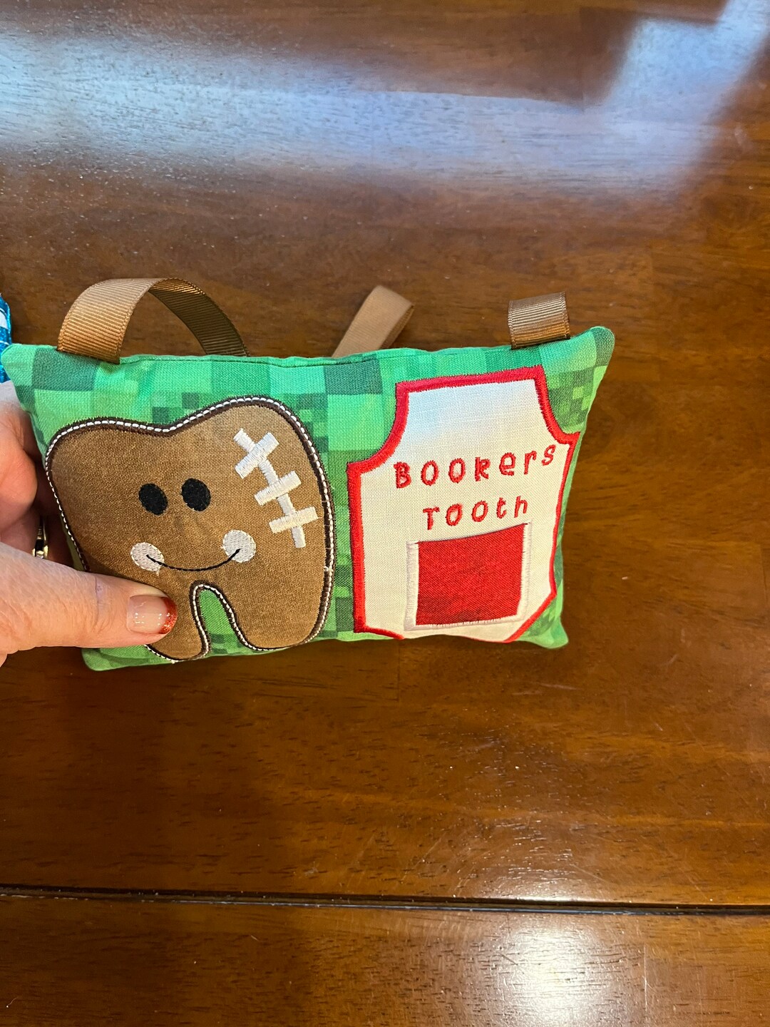 Football Tooth Fairy Pillow - Etsy