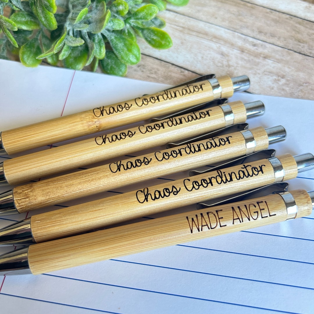 Custom Pen, Bamboo Pen, Personalized Pen, Bulk Custom Pens - Etsy