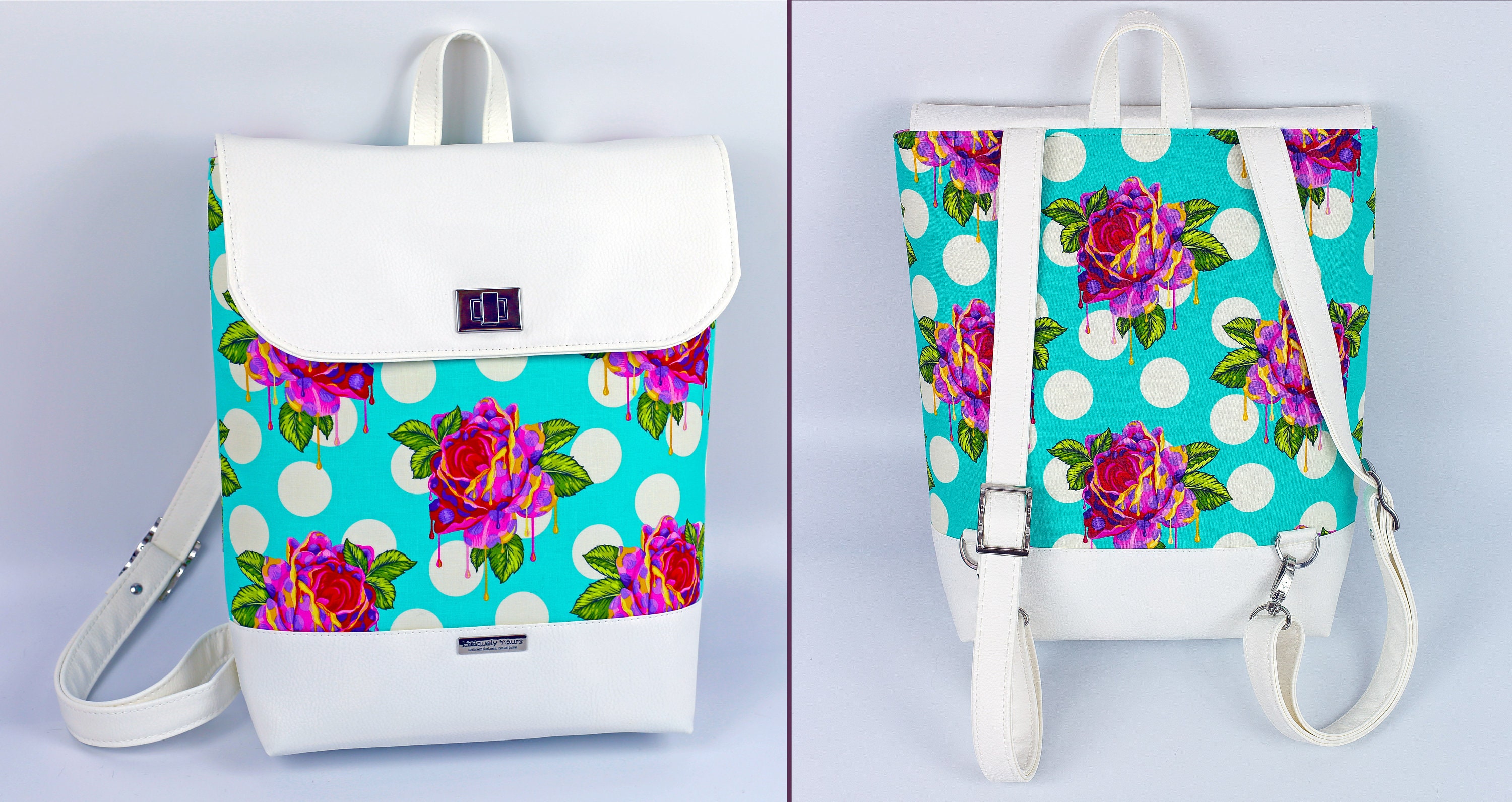 Bonn Backpack Sewing Pattern: Modern Rectangular Bag for School or Work ...