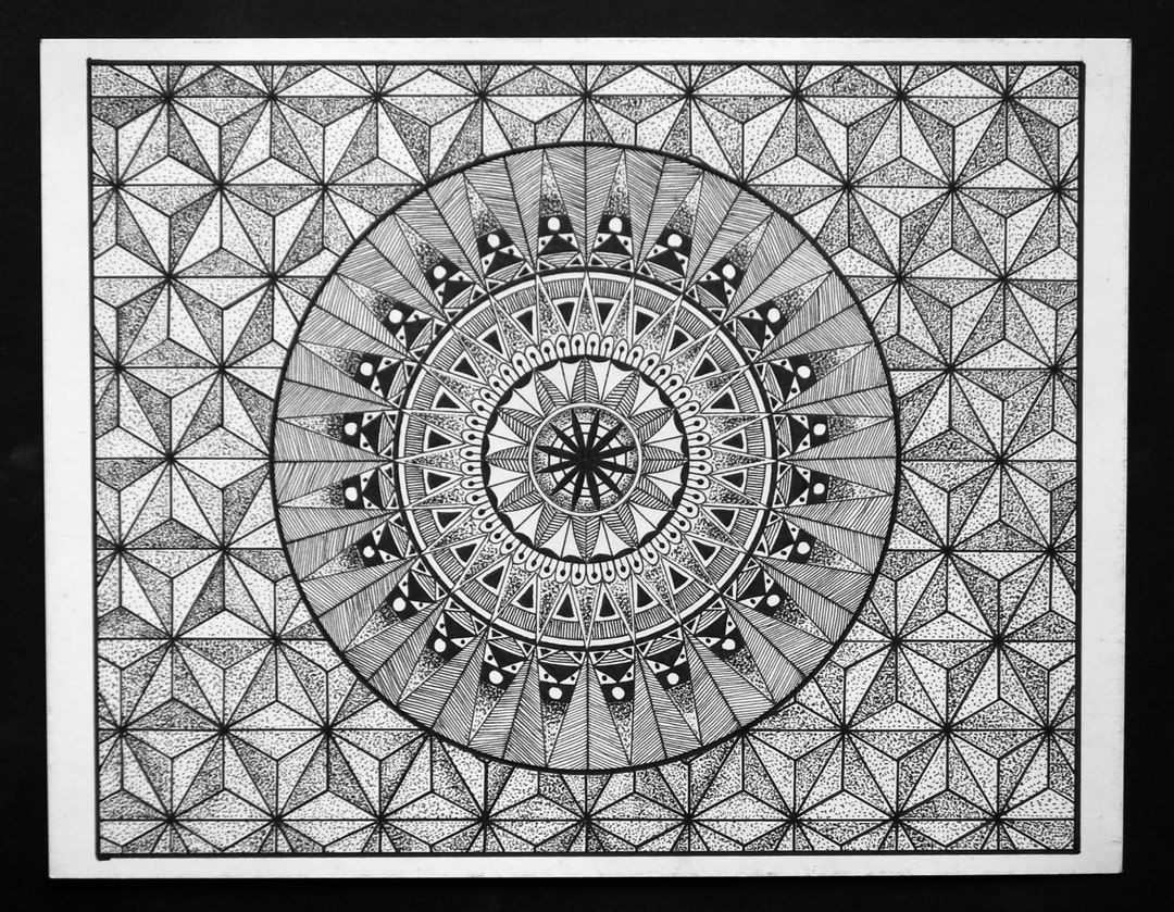 Geometric Mandala - Etsy