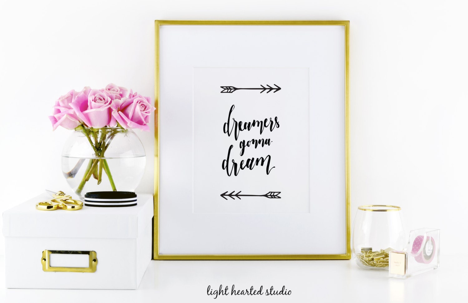 Instant Download Art Print / Dreamers Gonna Dream Print / Hand - Etsy