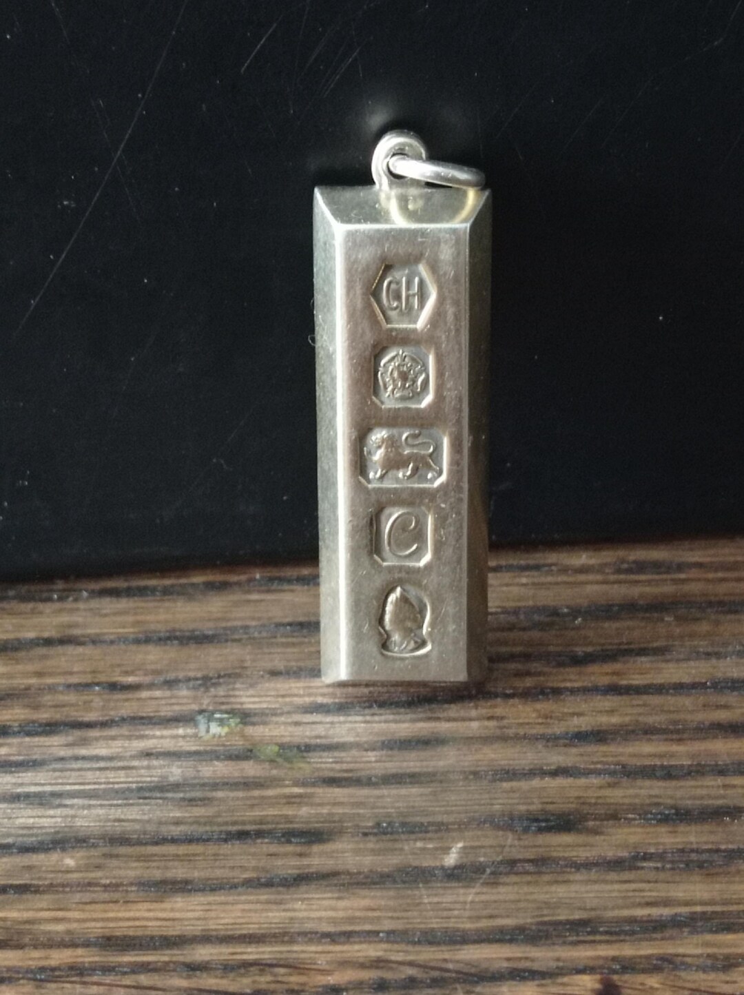 Vintage Hallmarked Silver Gilt Ingot Pendant Sheffield 1977 - Etsy