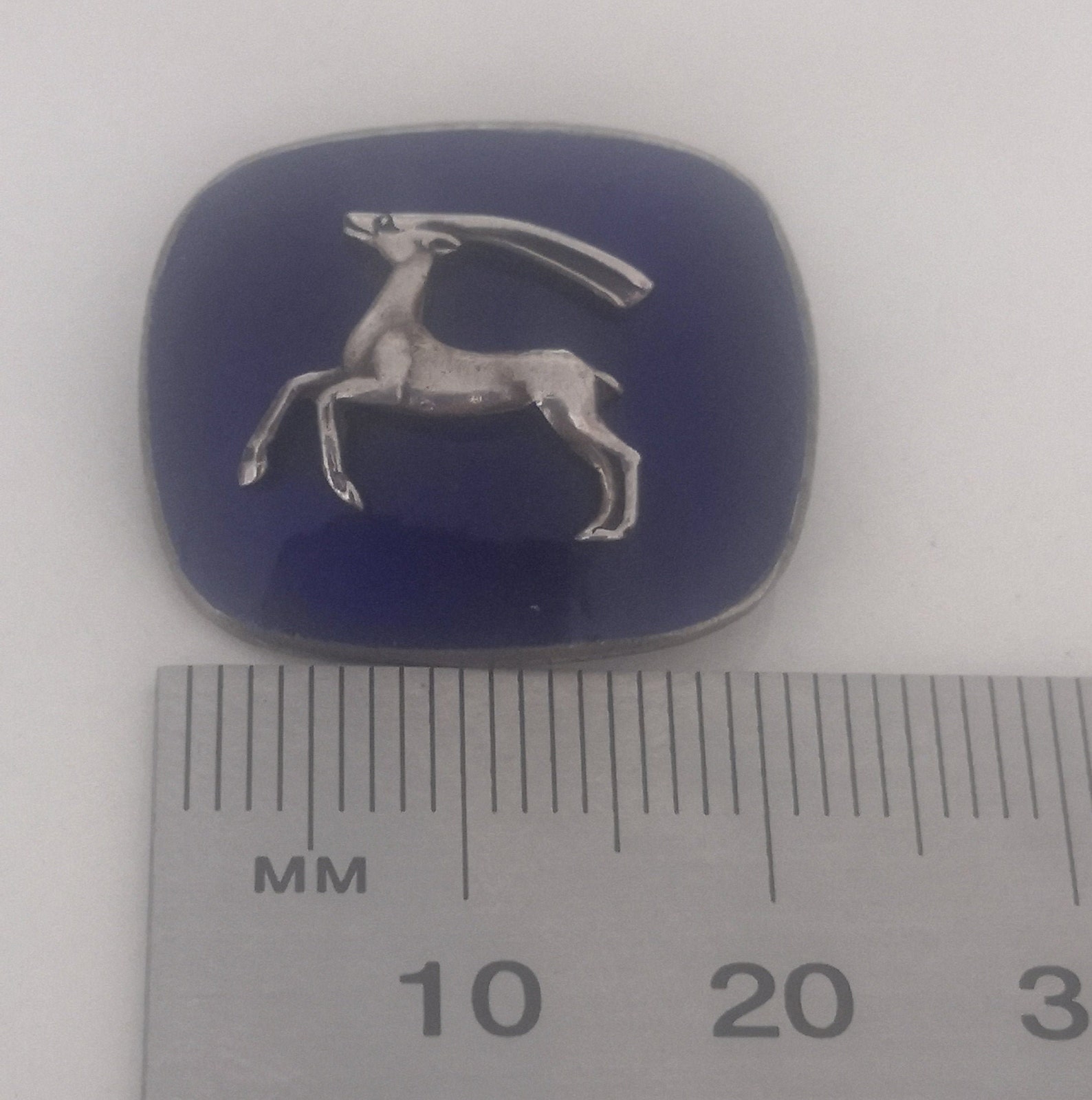 Stunning Art Deco Blue Enamel & Silver Springbok Brooch - Etsy UK
