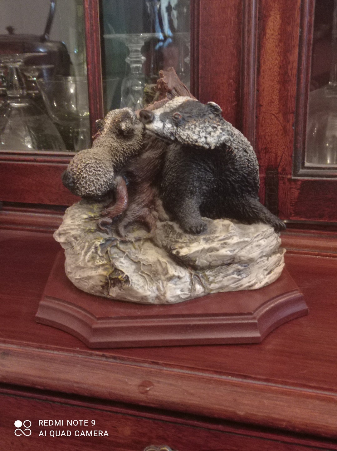 Vintage Bossons Crown Collection 'first Friends' Badgers - Etsy