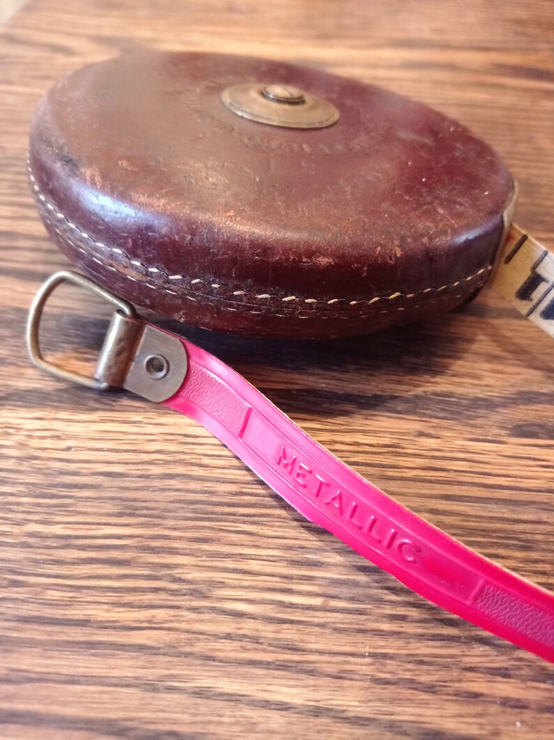 Vintage Leather Cased James Chesterman 66 Foot Surveyors Tape -GPO 1958 ...