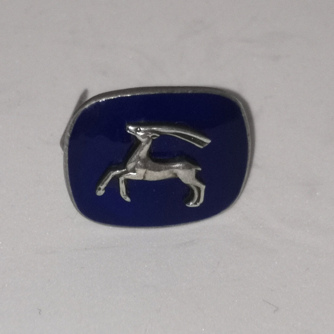 Stunning Art Deco Blue Enamel & Silver Springbok Brooch - Etsy UK