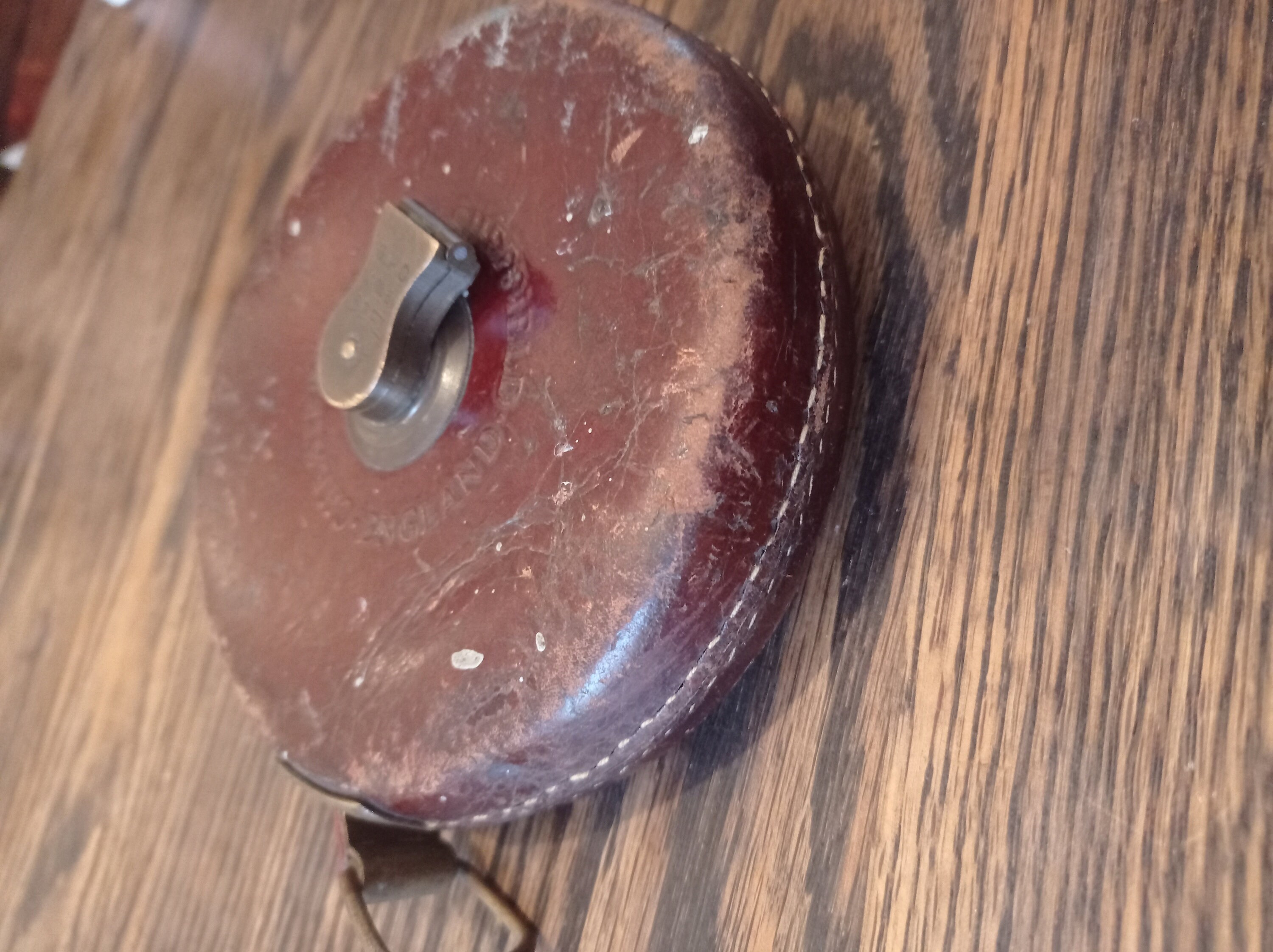 Vintage Leather Cased James Chesterman 66 Foot Surveyors Tape -GPO 1958 ...