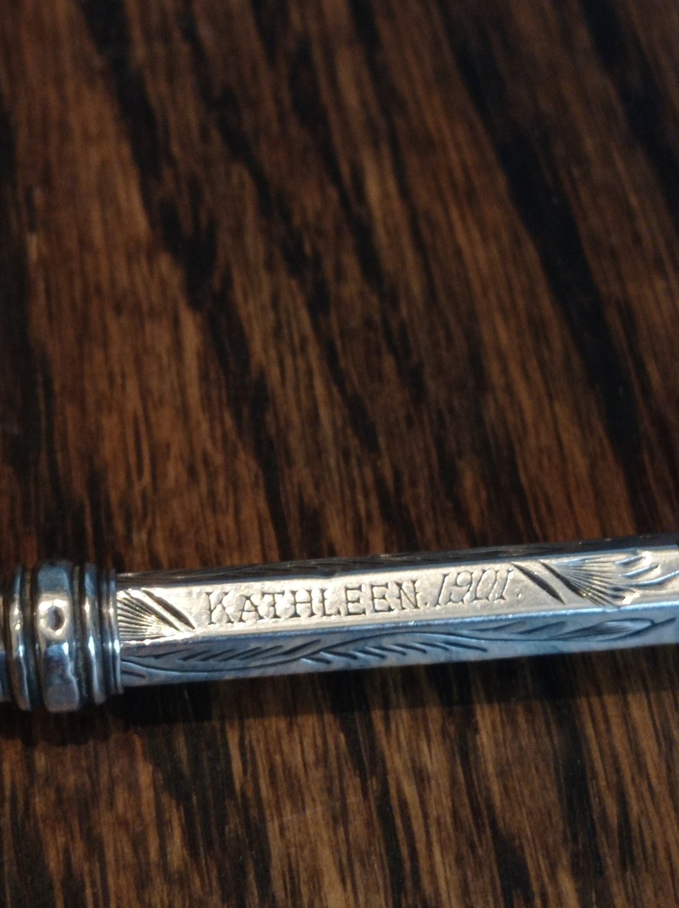 Antique Sterling Silver Retractable Pencil Thomas Henry - Etsy