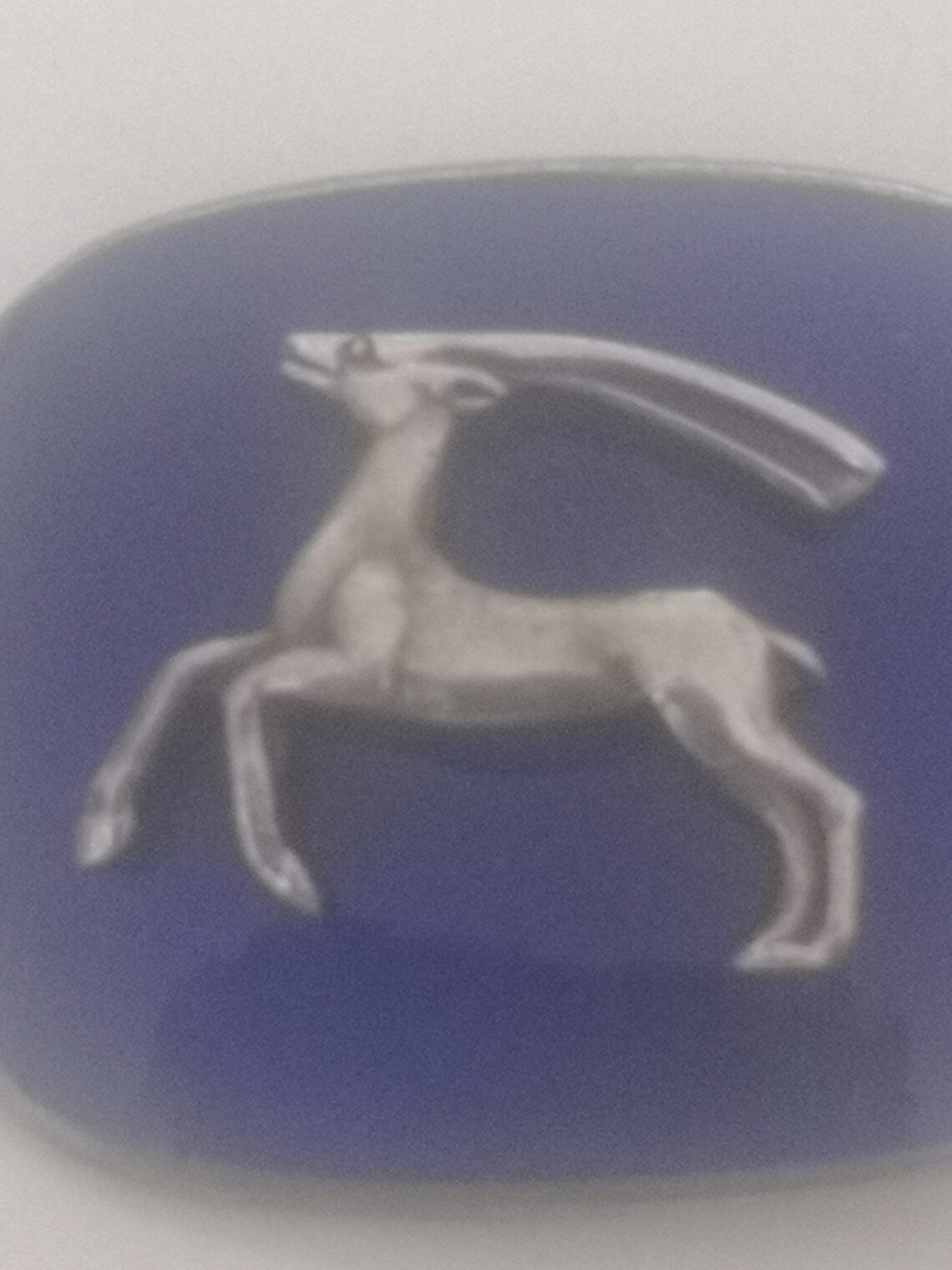 Stunning Art Deco Blue Enamel & Silver Springbok Brooch - Etsy UK