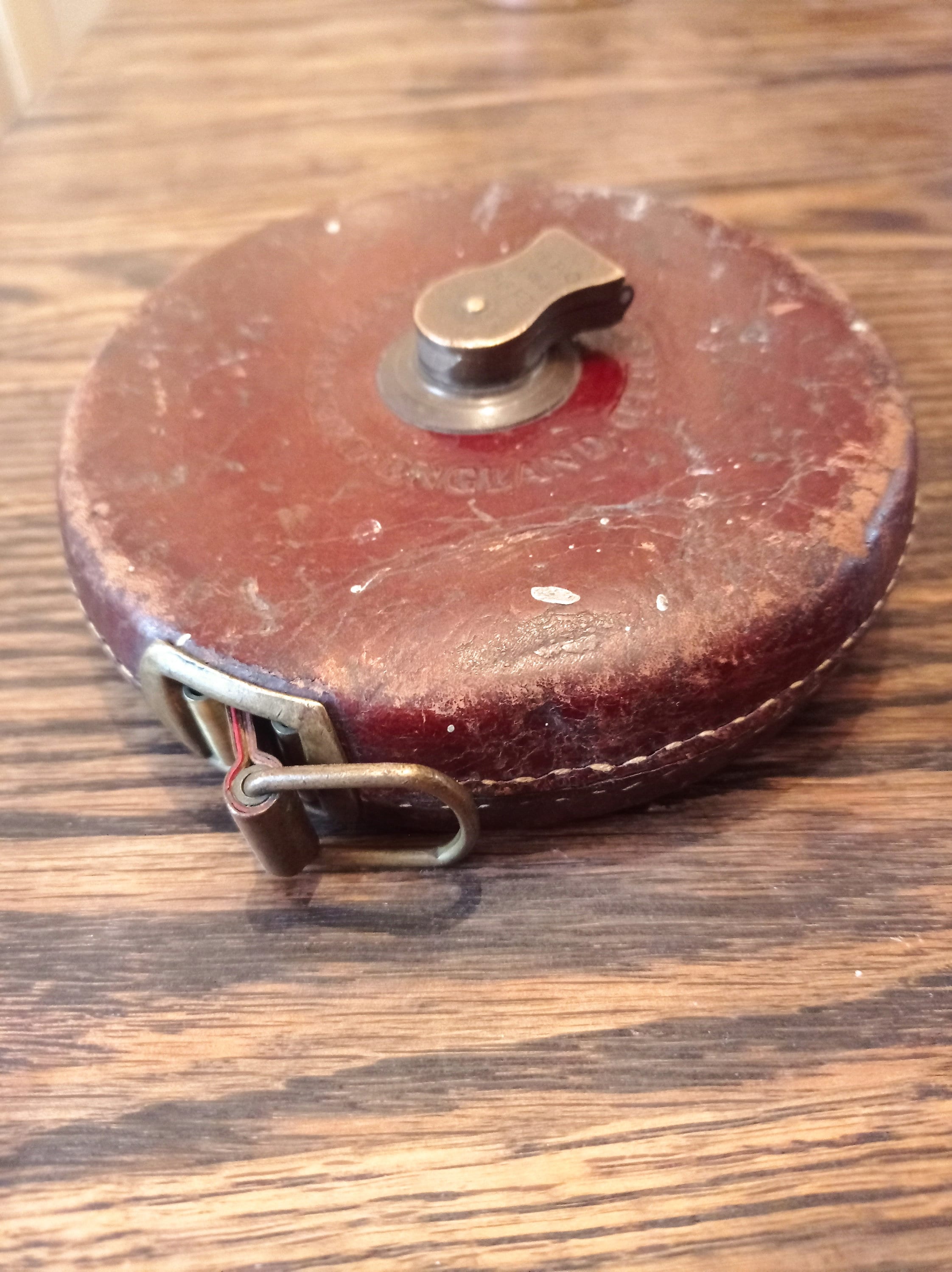 Vintage Leather Cased James Chesterman 66 Foot Surveyors Tape -GPO 1958 ...