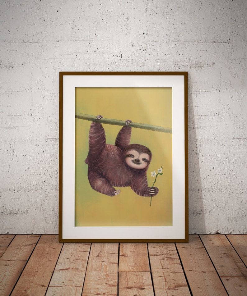 For You Printable Wall Art Sloth Poster Animal Poster | Etsy