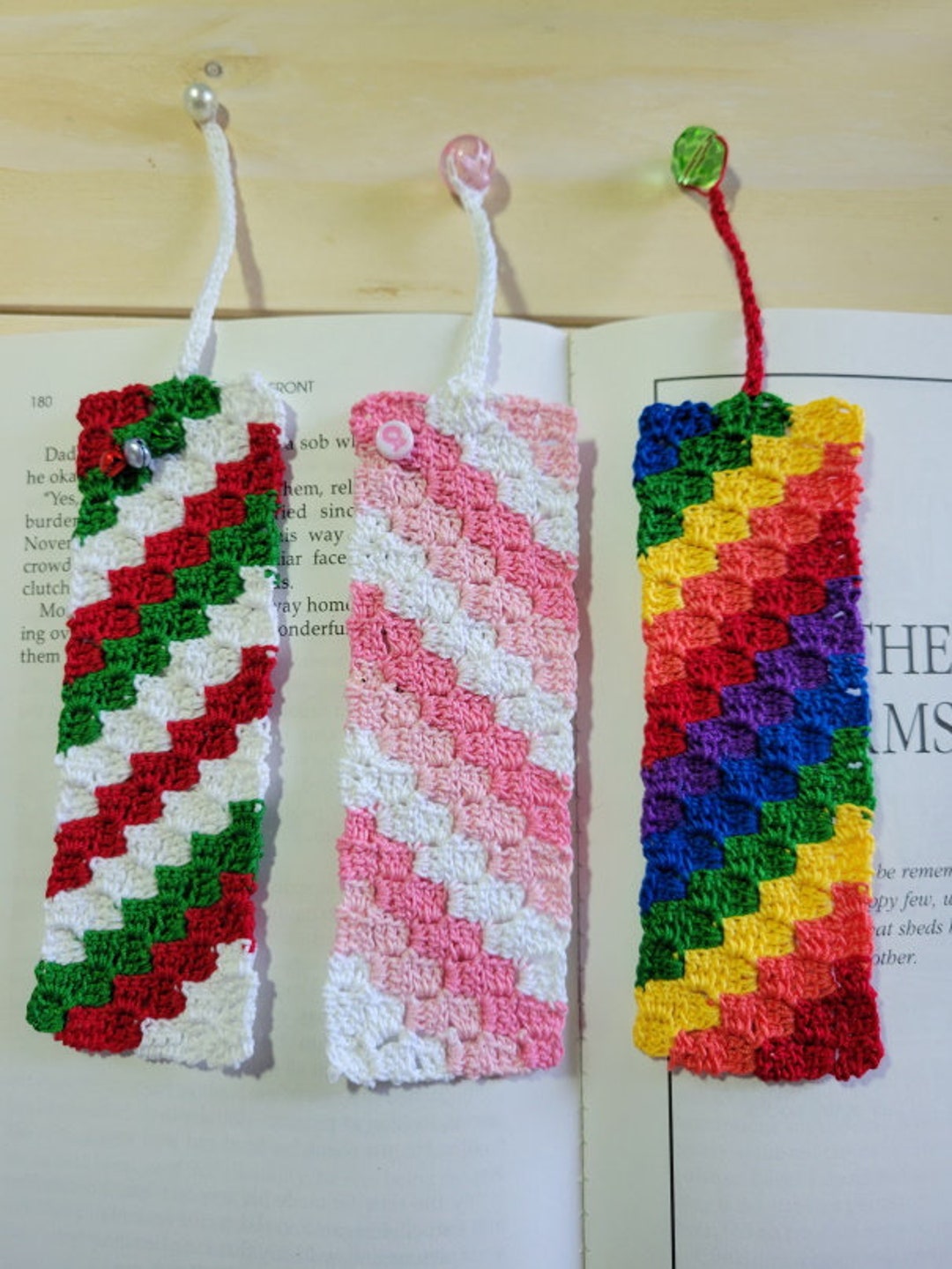 Bookmark Pattern Pdf Instant Download Crocheted Thread C2C - Etsy