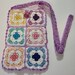 Cell Phone Favorite Granny Square Cell Phone Purse Thread Crocheted ...