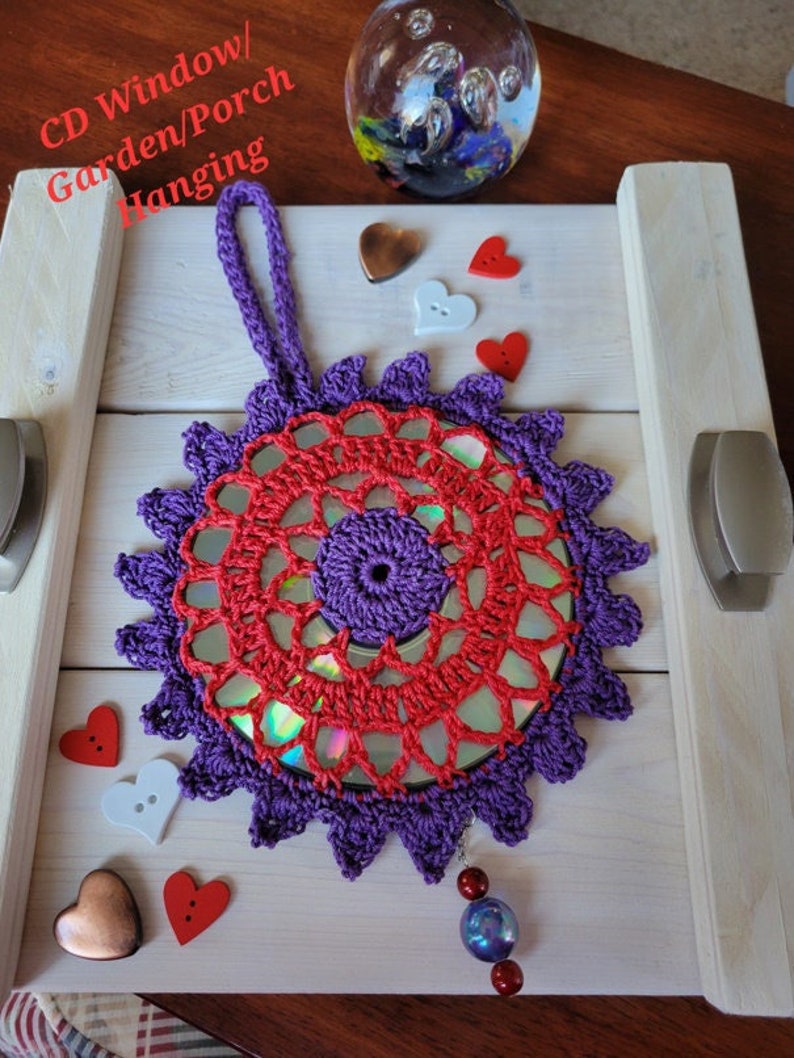 CD Mandala Window/porch/garden Hanging Pattern Pdf Instant Download ...