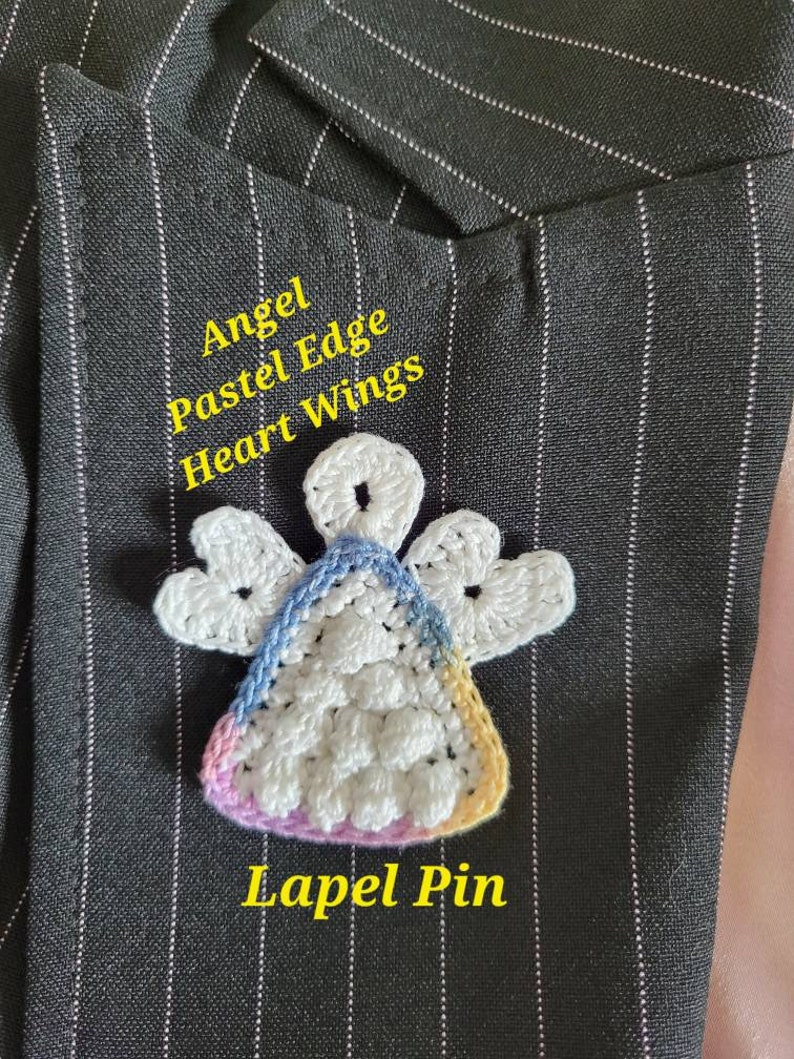 Lapel Pins Cross, Angel, Angel With Heart Wings. Ready to Ship ...