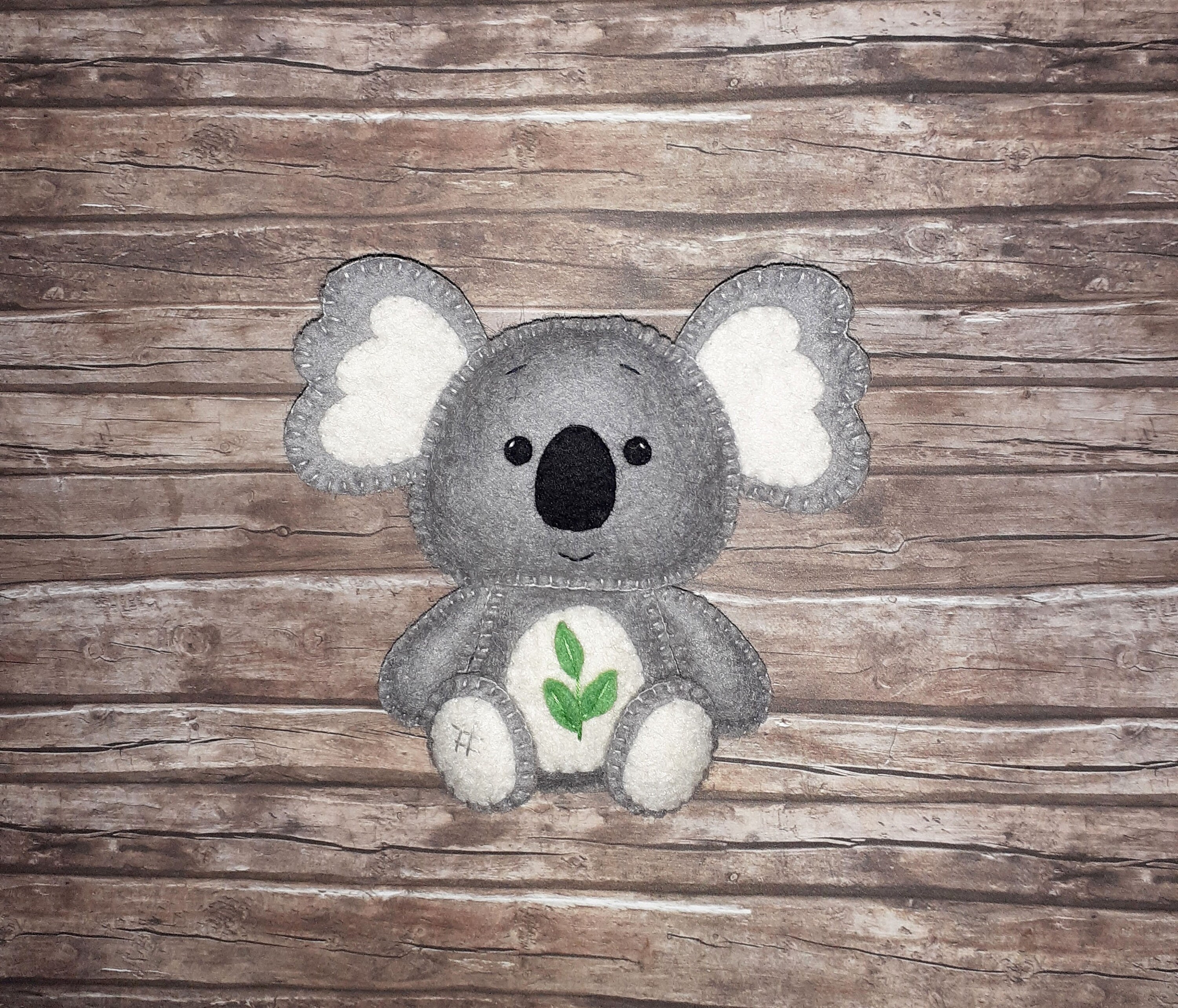 Koala Ornament Wool Felt Koala Ornament Koala Bear Felt | Etsy