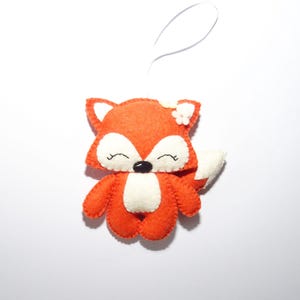 Hand Sewn Wool Felt Fox Ornament: Woodland Decor - Etsy