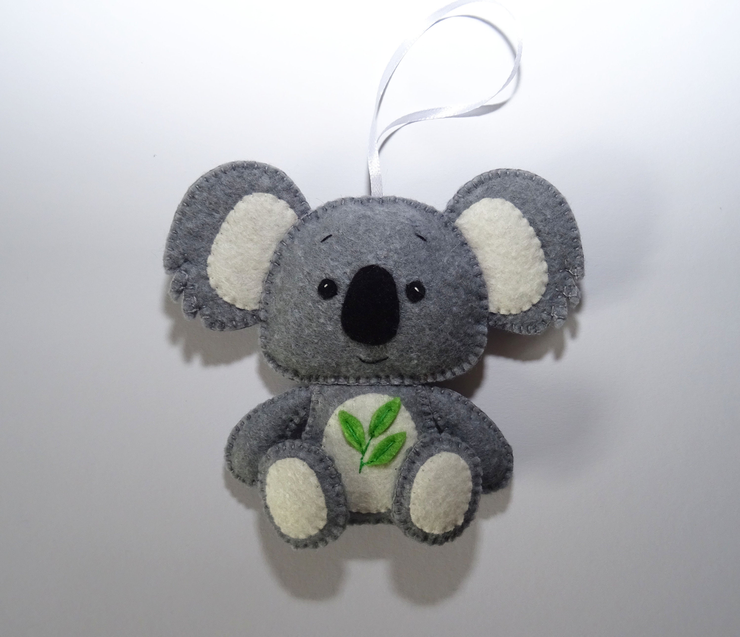 Koala Ornament, Wool Felt Koala Ornament, Koala Bear, Felt Koala ...